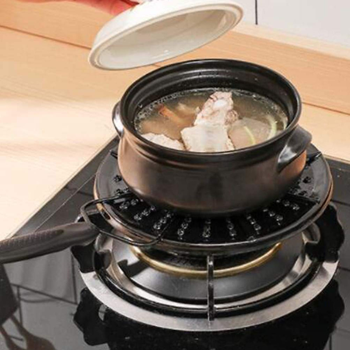 Cabilock 1pc Stove Diffuser Diffuser for Electric Stove Induction Disk Adapter Plate Induction Gas Range Diffuser Induction Diffuser Ring Plate Radiating Plate Gas Stoves