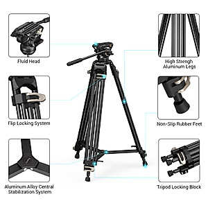 Bundle：SmallRig AD-01 Video Tripod + SmallRig Mini Matte Box Lite