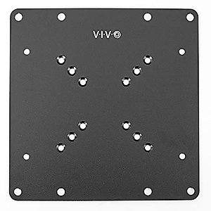 VIVO Steel VESA TV and Monitor Mount Adapter Plate Bracket for Screens 23 to 42 inches, Conversion Kit for VESA up to 200x200mm, MOUNT-AD2X2