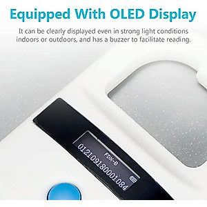 Animal Chip ID Scanner Dog Microchip Reader with OLED Display Screen Supports FDX-B（ISO11784/11785） and EMID Microchips