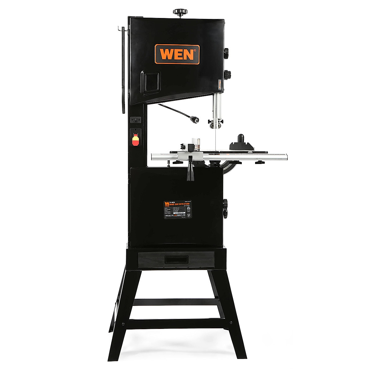 WEN (BA1487) Band Saw with Stand,Two-Speed,Black,14-Inch