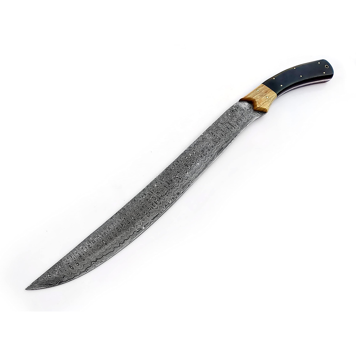 DAM-9985 Full Tang Custom Handmade Damascus Steel 25 Inch Knife Micarta Handle with Sheath