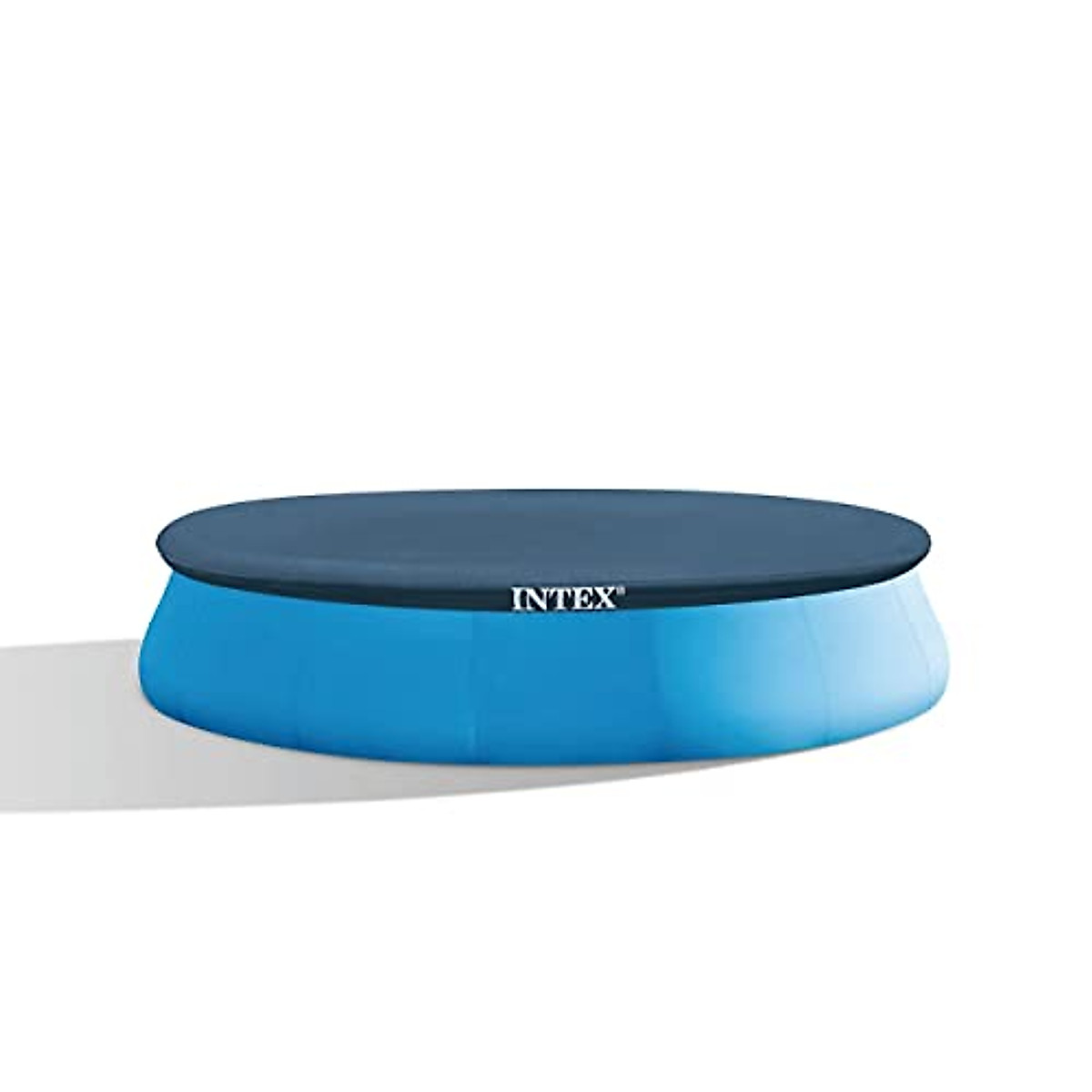 Intex 26175EH Easy Set 18 Feet by 48 Inch Round Inflatable Outdoor Backyard Above Ground Swimming Pool Set with Cover, Ladder, and Filter, Blue