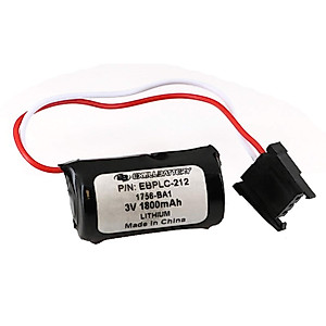 PLC 3V 1800mAh Energy+ Allen Bradley Replacement Battery 1756-AB1 1756-BA1