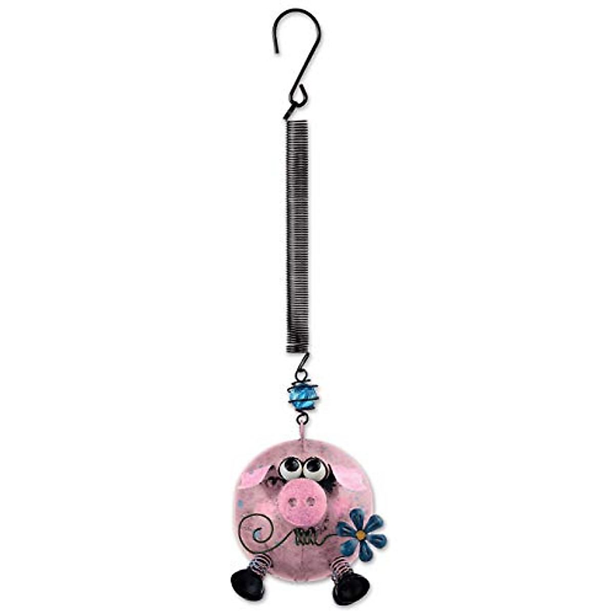 Sunset Vista Designs Farm Fresh Pig Bouncy Hanging Decoration