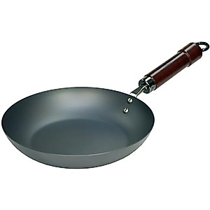 River Light Iron Frying Pan, Kyoku, Japan, 7.1 inches (18 cm), Induction Compatible, Wok, Made in Japan