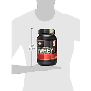 Optimum Nutrition Gold Standard 100% Whey Protein Powder, Double Rich Chocolate 2 Pound (Packaging May Vary)