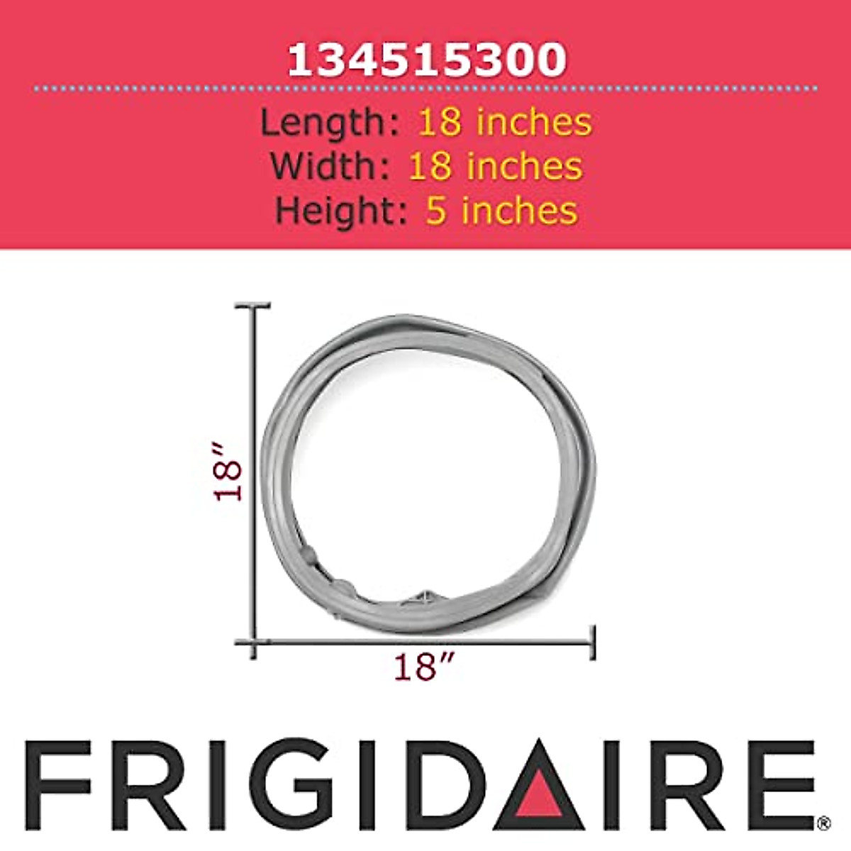 Frigidaire 134515300 Electrolux BELLOWS KIT,BOOT,NO LIGHT HOLE , Gray