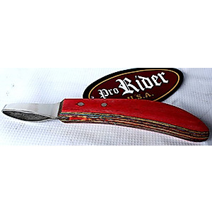 ProRider USA Horse Farrier Tool SS Wood Handle Equine Grooming Loop Oval Hoof 98485