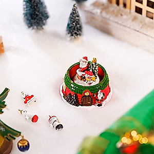 Christmas Fake Snow Decoration Glitter Artificial Snow Fluffy Snow Fiber Cotton Decor Indoor White Soft Christmas Snow for Christmas Mantle Village Nativity Set Holiday Winter Decor (17.63 Oz)