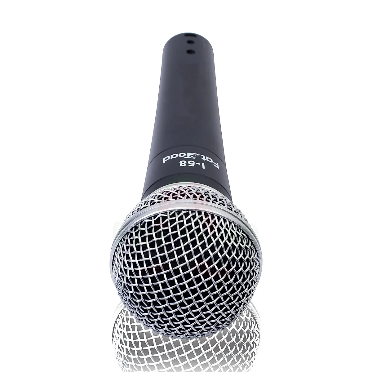 Fat Toad Vocal Microphones with XLR Mic Cables & Clips (2 Pack) Cardioid Dynamic Handheld for Home Studio Recording Package, Live Stage Singing, Adult DJ Karaoke | Pro Audio Mic Cords, 3-Pin Wire