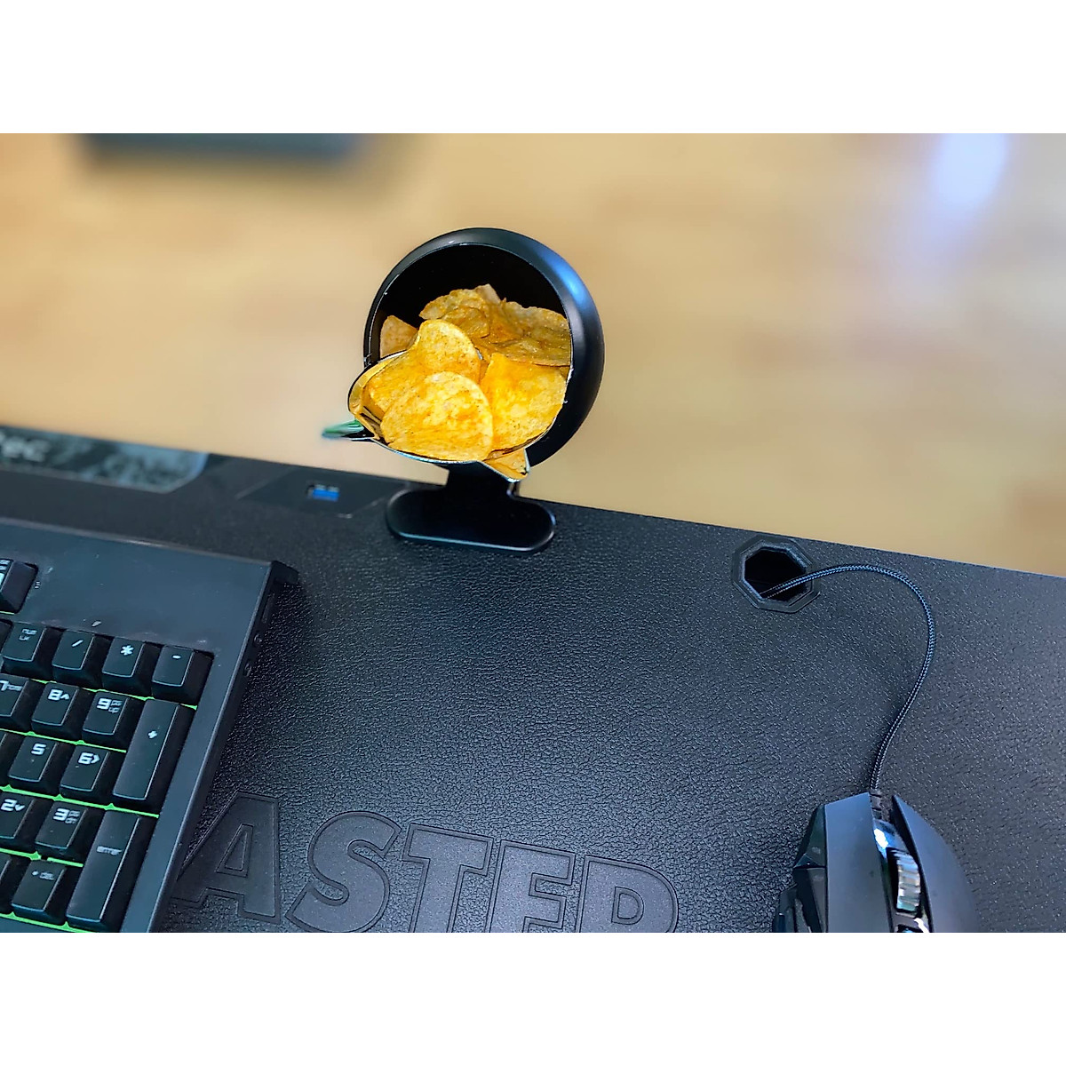 Couchmaster® nerdytray (Snack Tray/Storage) with clamp for CYBOT, CYCON, CYWORX by nerdytec