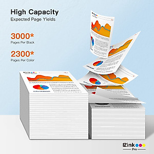 E-Z Ink Pro TN227 TN-227 Compatible Toner Cartridge Replacement for Brother TN227 TN-227 TN227BK High Yield TN223 TN-223 to use with HL-L3290CDW HL-L3210CW MFC-L3750CDW MFC-L3710CW Printer (5 Pack)