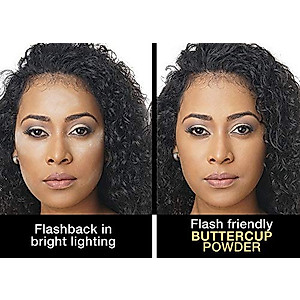Sacha BUTTERCUP Setting Powder. No Ashy Flashback. Blurs Fine Lines and Pores. Loose, Translucent Face Powder to Set Makeup Foundation or Concealer. For Medium to Dark Skin Tones, 1.25 oz.
