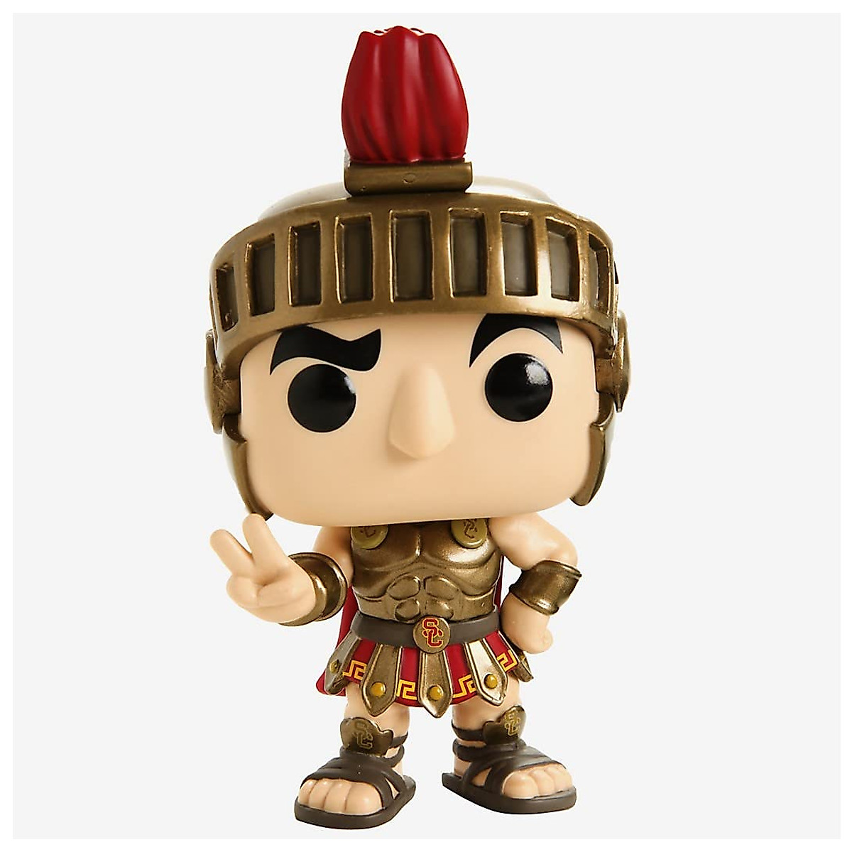 POP College Mascots USC Tommy Trojan Home Trojan Armor Funko Pop Multicolored 3.75 inches
