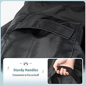 SHINESTAR Griddle Cover for Blackstone 36 Inch Culinary Series, Heavy Duty Waterproof 5441 Flat Top Gas Grill Cover with Large Air Vent, Click-close Straps, Handle and Zipper, Black