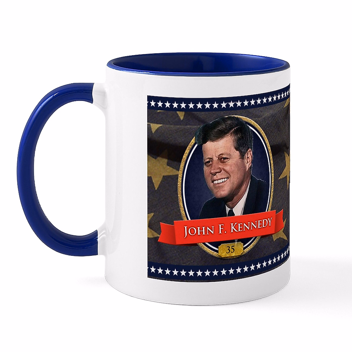 CafePress John F. Kennedy Historical Mugs Ceramic Coffee Mug, Tea Cup 11 oz