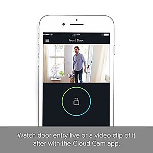 Kwikset Convert Smart Lock Conversion Kit (Amazon Key Edition – Amazon Cloud Cam Required), Compatible with Alexa in Satin Nickel