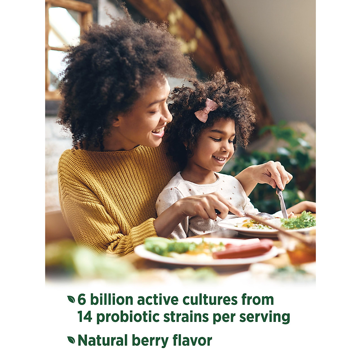 Probiotic Chewable for Men and Women | 6 Billion CFU | 60 Count | 14 Strains | Berry Flavor | Non-GMO & Gluten Free | by Nature's Truth