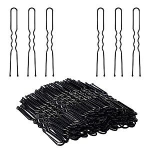 U Shaped IKOCO 2.4 inch Hair Pins for Women's Ballet Buns with Storage Box
