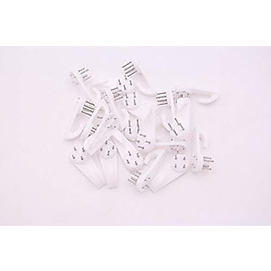 20PCS White Durable Assorted Concrete Hard Wall Photo Album Picture Hanging Kit Picture Frame Nail Hook Hanger Plastic Wall Hook Seamless Nail