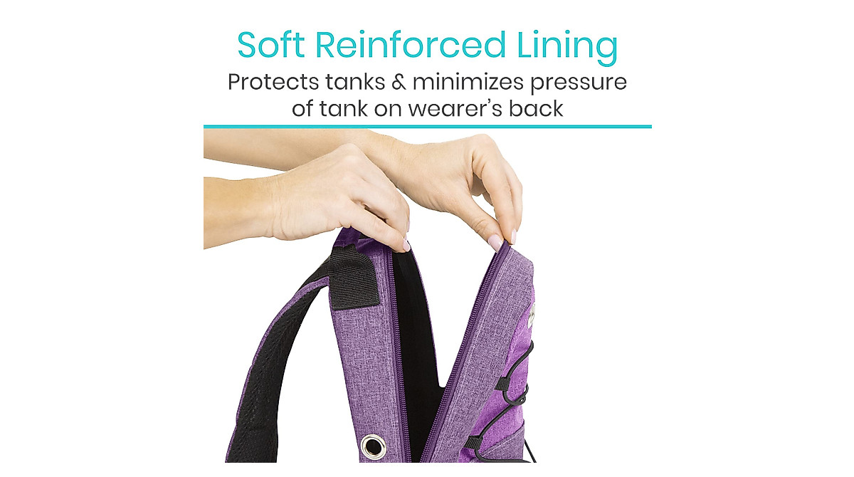 Vive Oxygen Tank Holder Bag - Portable & Adjustable