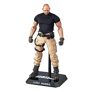 Beast Kingdom The Fast and The Furious: Luke Hobbs DAH-038 Dynamic 8ction Action Figure, Multicolor