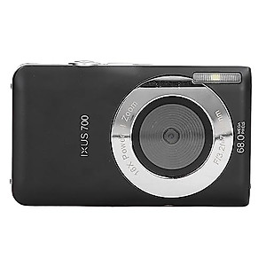 8K Digital Camera, 1080P FHD Vlogging Camera with 2.7 Display, Auto Focus Selfie Camera with 20 Beauty Filters, Mini Compact Camera for Kids Teens Adult Beginner (Black)