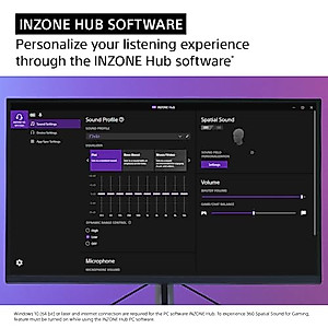 Sony INZONE H5 Wireless Gaming Headset, 360 Spatial Sound, Works with PC, PS5, 28 Hour Battery, 2.4Ghz Wireless and 3.5mm Audio Jack, WH-G500 White