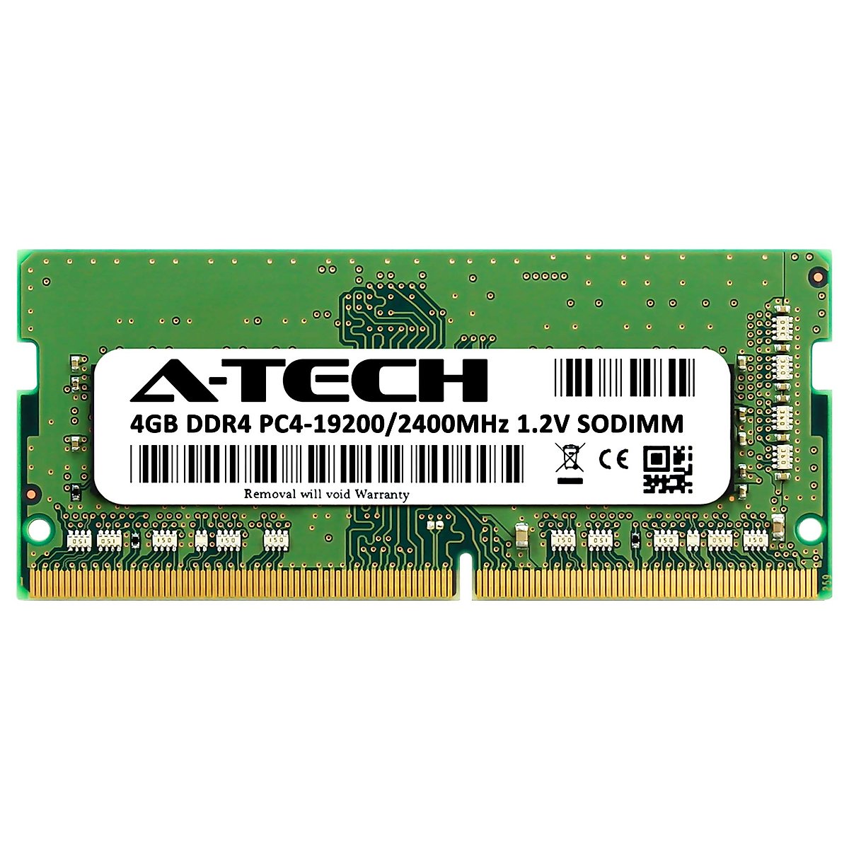 A-Tech 4GB RAM for Synology DiskStation DS220+ NAS | DDR4 2400MHz PC4-19200 SODIMM 1.2V 260-Pin Non-ECC SO-DIMM Memory Upgrade