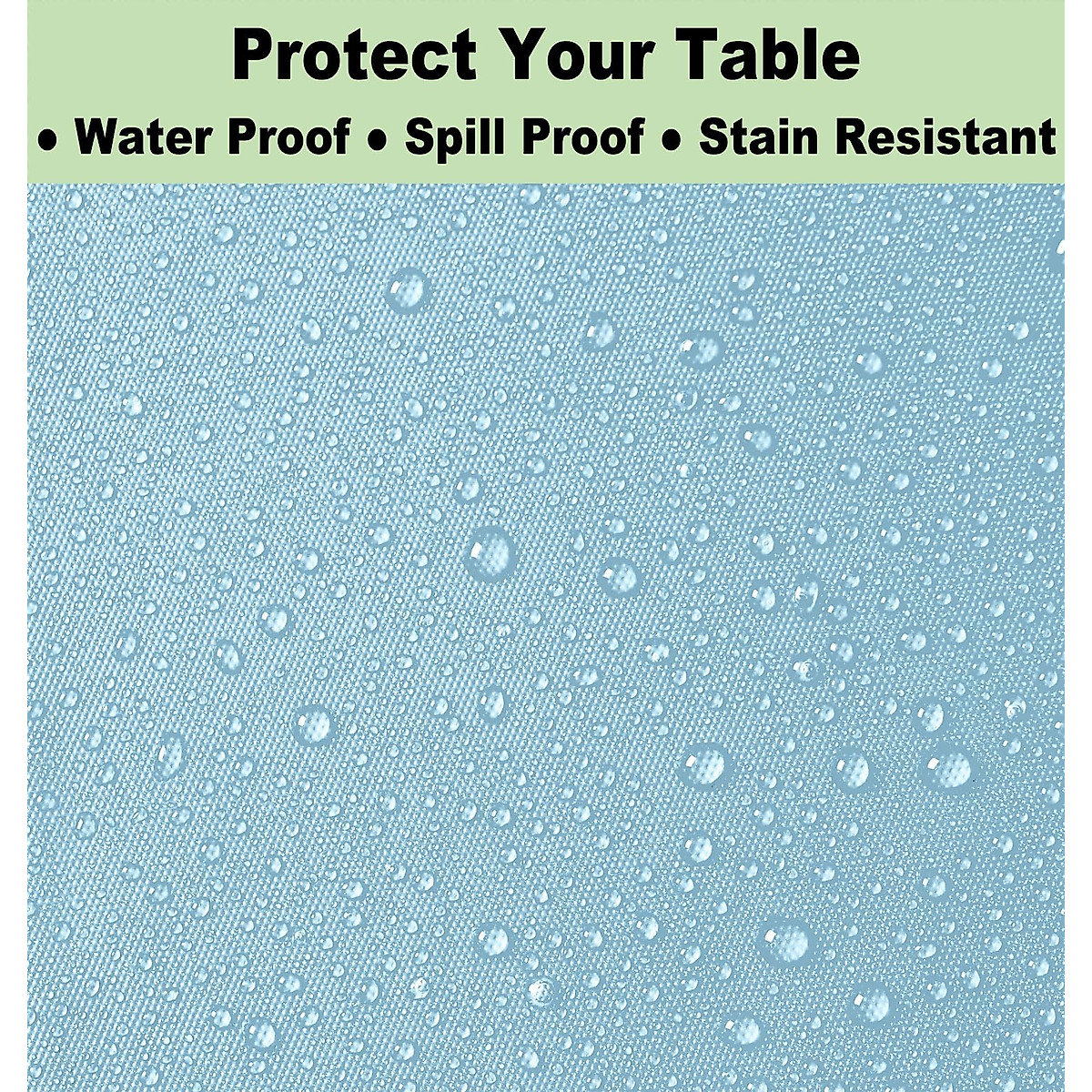 Plastic Light Sky Blue Tablecloths 3 Pack Disposable Table Covers 54" x 108" Powder lt Blue Table Cloths for Gender Reveal Parties Baby Shower Engagement Wedding, Fits 6 to 8 Foot Rectangle Tables