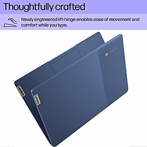 Lenovo ideaPad Slim-3 Chromebook Laptop - 14" FHD Touch Screen for Student and Business, MediaTek 520 (8-Core), 4GB RAM, 64GB eMMC, 128GB Micro SD, 13.5H Long Battery Life, Wi-Fi 6, Webcam, Chrome OS