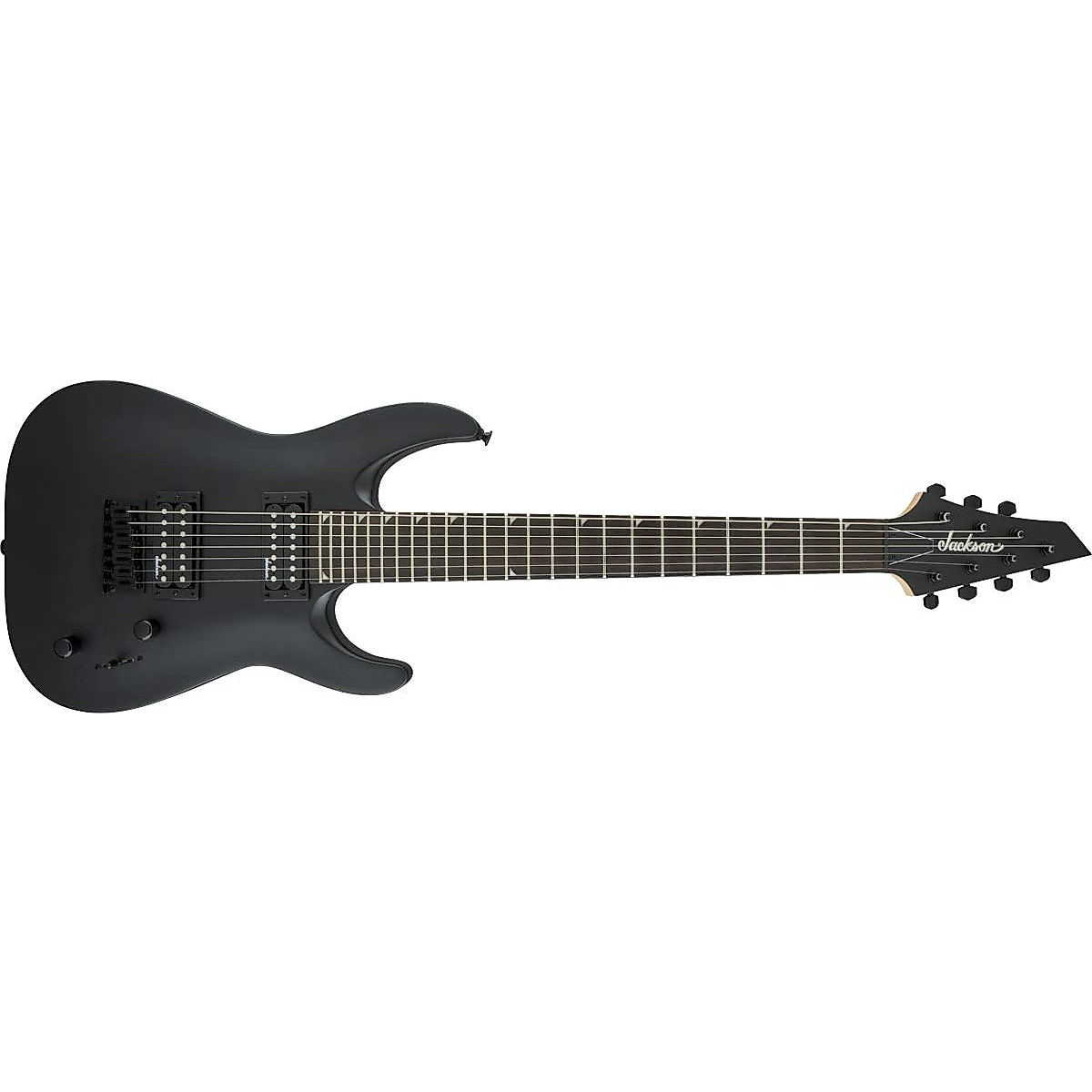 Jackson JS Series Dinky Arch Top JS22-7 DKA HT 7-String Right-Handed Electric Guitar with Amaranth Fingerboard (Satin Black)