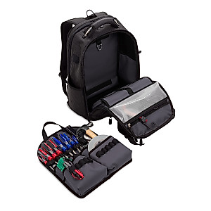 SwissGear Tool Bag Backpack, Fits Up to 17-Inch Laptop, Work Pack PRO, Black