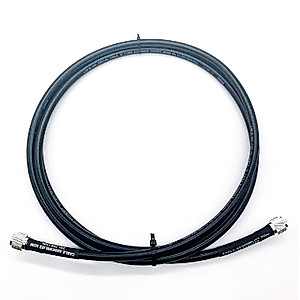 Cable Assemblies Now Genuine Times Microwave LMR400 Cable Assembly for Ham Radio UHF Male to UHF Male (PL259) - 10 FT Jumper Connectors - Made in The USA (10 FT)