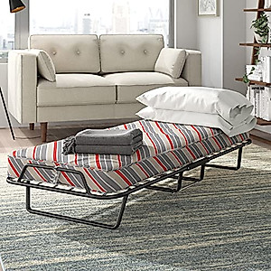 Linon Mattress Nixon Folding Bed, Single, Mulit-Color