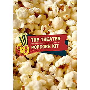 The Theater Popcorn Kit - Flavacol popcorn seasoning salt (35 oz) & Golden Barrel Butter Flavored Coconut Oil (32 oz) - Real Theater Ingredients, No Dairy, Gluten Free/Vegan, Non-GMO, Kosher