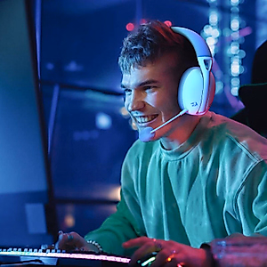 Redragon H848 BT Wireless Gaming Headset - Lightweight - 7.1 Surround Sound - 40MM Drivers - Detachable Microphone - Multi Platforms for PC, PS5/4/3, Switch, Mobile