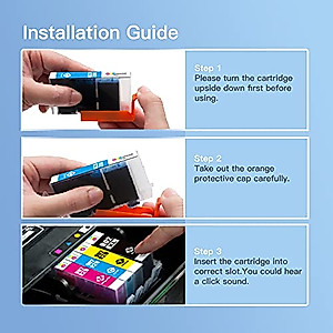 GPC ImageFlex 902XL Compatible Ink Cartridge Replacement for HP 902 Ink cartridges 902XL 902 XL Ink Cartridges Compatible with Officejet 6978 6968 6962 6958 6970 6950 6960 Series Printer(4-Pack)