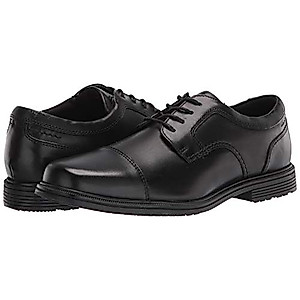 Rockport mens Rockport Men's Robinsyn Waterproof Cap Toe Oxford, Black, 13 US