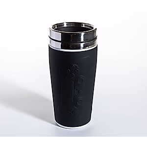 Paladone Playstation Thermal Travel Coffee Mug & Reusable Sticker Set