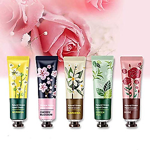 QUNGCO 18 Pack Hand Cream for Dry Cracked Hands,Natural Plant Fragrance Hand Lotion Moisturizing Hand Care Cream Stocking Stuffers Gift Set Travel Gift Set Hand Lotion With Shea Butter And Aloe
