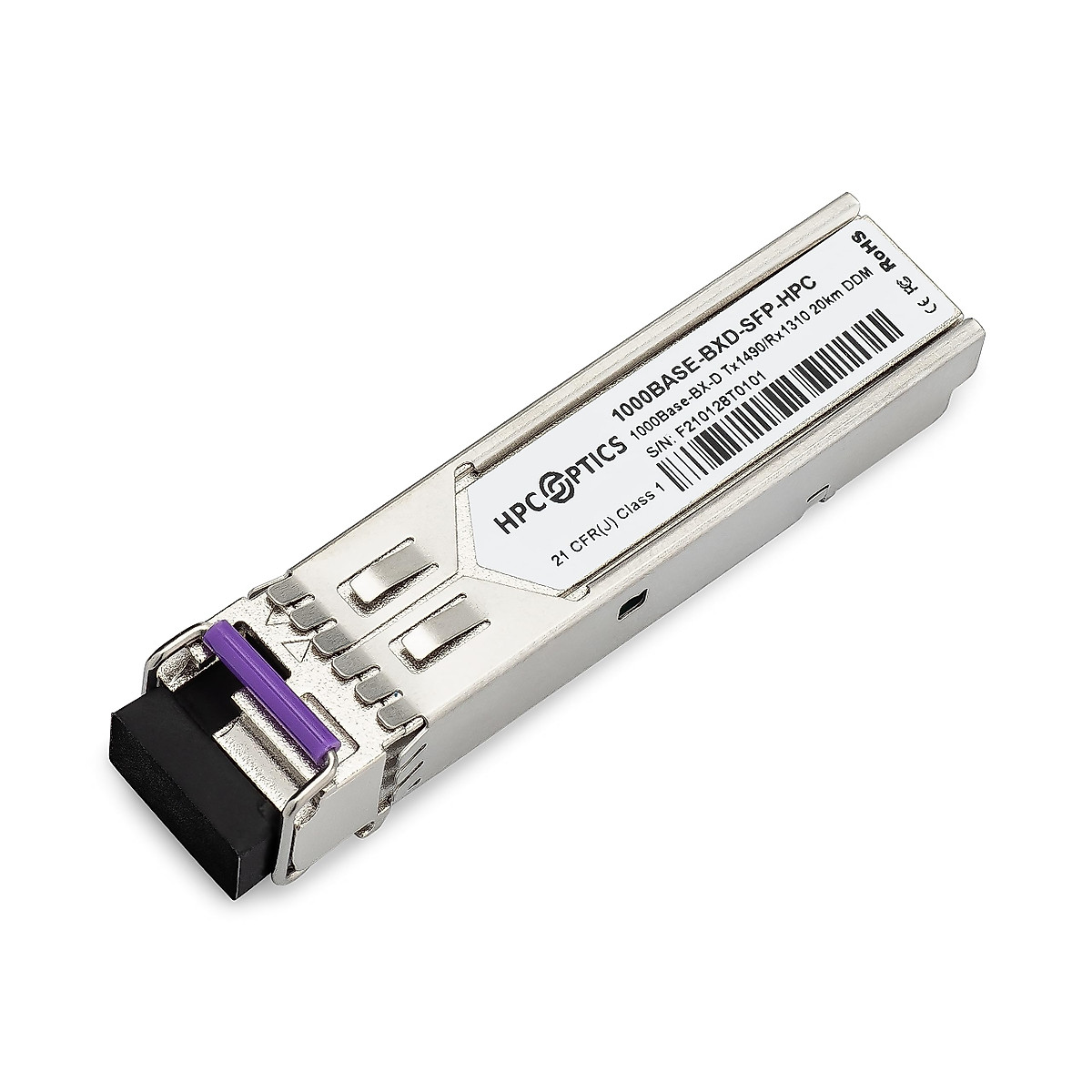 HPC Optics Compatible with HP J9142B 1000BASE-BX-D 10km Bi-Directional SFP Transceiver | 1G BIDI 1490nm/1310nm J9142B-HPC