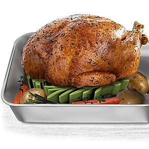 Talisman Designs Multi-Use Roasting Rack & Trivets, Raise Meat & Veggies in Cookware, Evenly Cook, Non-Stick, Heat Resistant up to 500 Degrees Fahrenheit