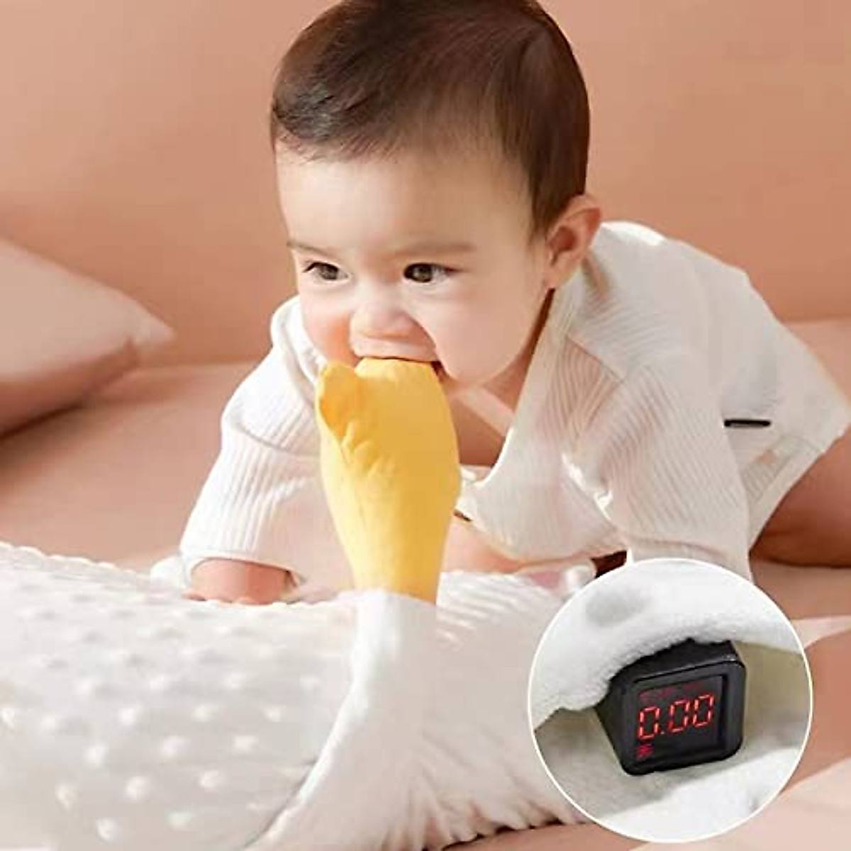 Dilyvoli Baby Pillow for Newborn White Goose Plushies Toy Pillow, 38.1" Toddler Nursery Pillow, Infant Soothing Pillow, Goose Stuffed Pillow, Toddler Exhaust Pillow - Photo Prop Shower Gift（White）