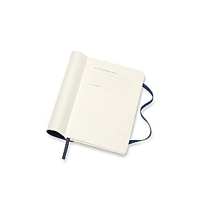 Moleskine Classic 12 Month 2022 Weekly Horizontal Planner, Soft Cover, Pocket (3.5" x 5.5"), Sapphire Blue