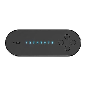 Wyze WSPRK1 Smart Controller , Smart Sprinkler Timer with EPA Watersense , 8-Zone WiFi (1 Year of Automatic Weather-Based Watering with Sprinkler Plus Included), Black