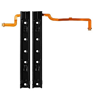 iParto Replacement Right and Left Slide Rail Replacement for Nintendo Switch Console Slide Rail with Flex Cable Replacement Kit for NS Switch Slider Bracket Slide Bar