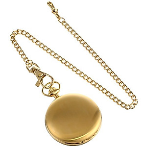 Charles-Hubert, Paris 3780-G Gold-Plated Mechanical Pocket Watch