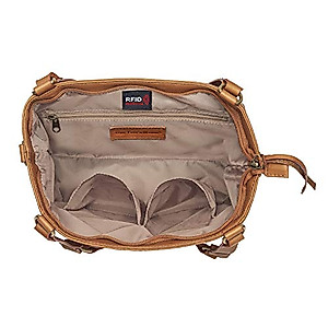 GTM Gun Tote'n Mama Cowhide Conceal Carry Purse, tan, One Size